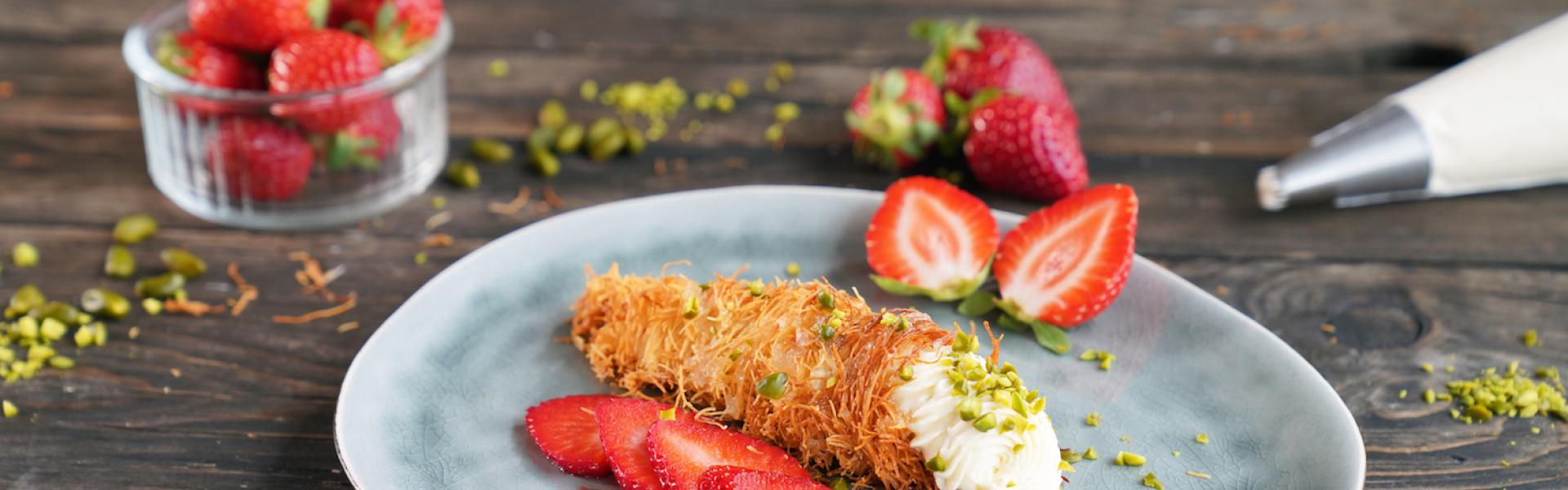 Engelshaar als Hörnchen mit Zitronencreme | Simply Yummy