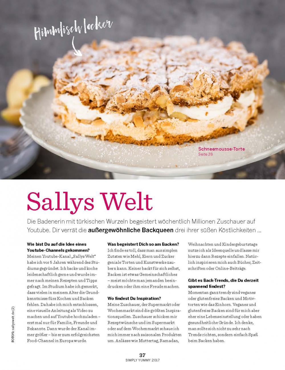Vorschau der Simply Yummy Magazin 1/2017 Leseprobe