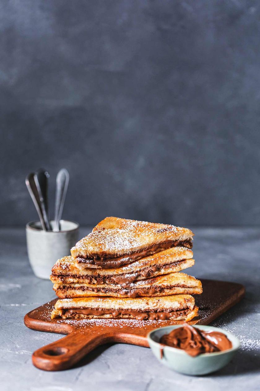 French Toast Nutella mit warmem Schokokern | Simply Yummy