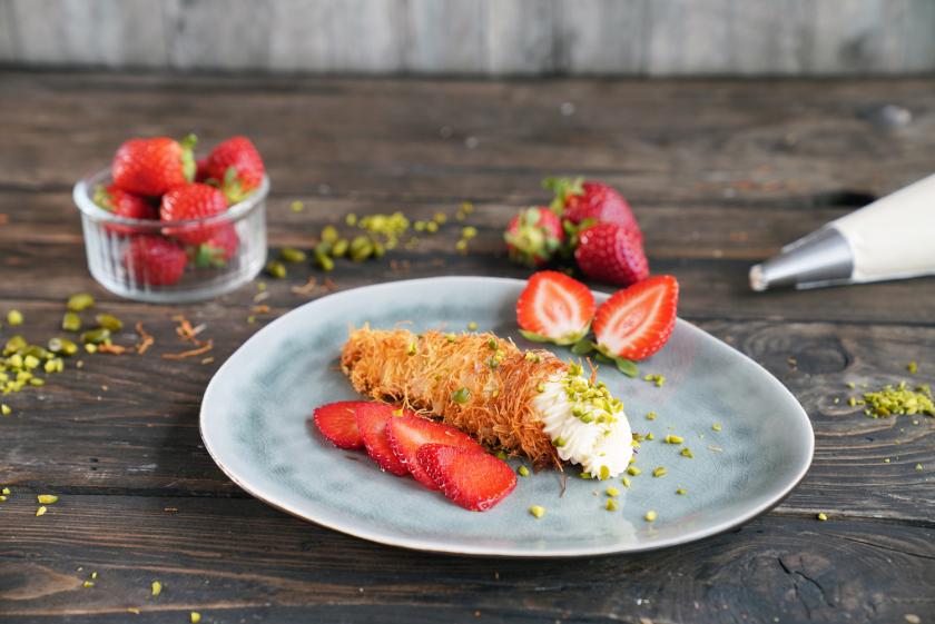 Engelshaar als Hörnchen mit Zitronencreme | Simply Yummy