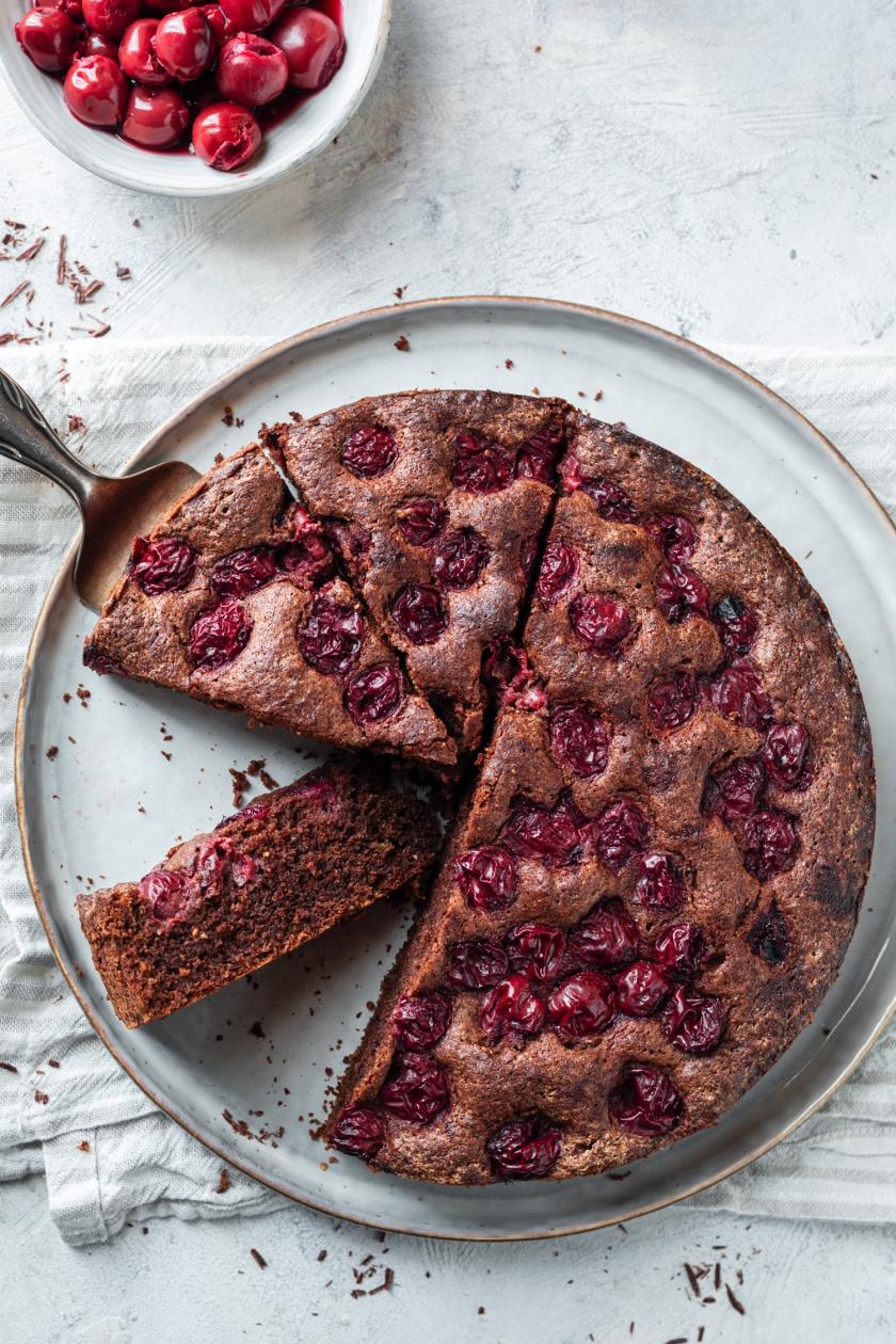 Erstaunlich Kirsch Schoko Kuchen Saftig Ebenbild