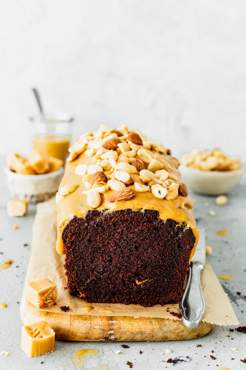 Schoko Karamell Kuchen