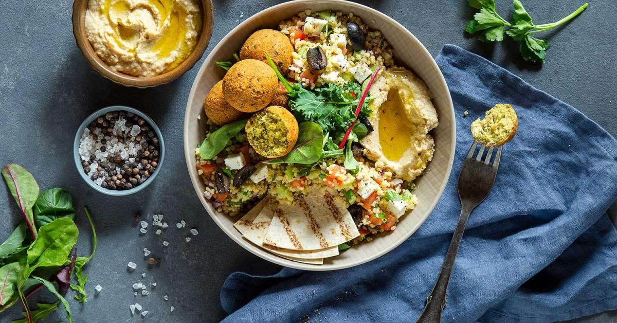 Falafel-Teller nach bestem Rezept | Simply Yummy