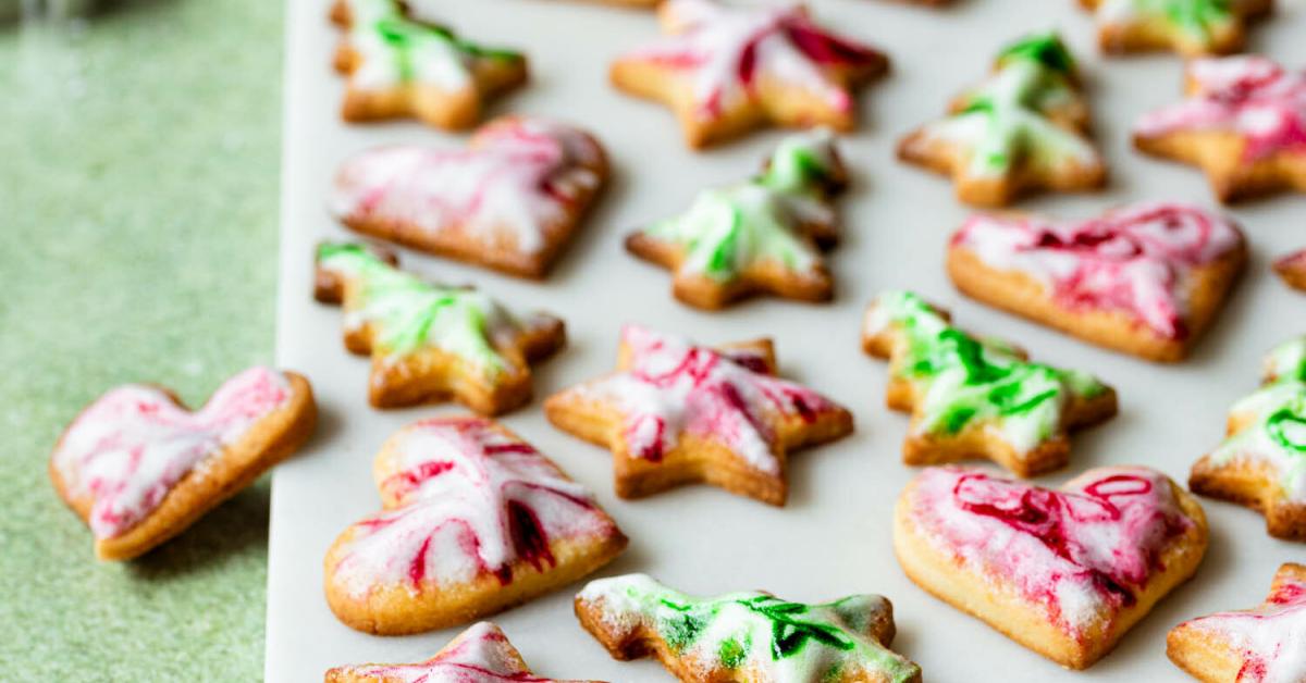 Marble Icing Cookies - ganz einfaches Rezept | Simply Yummy