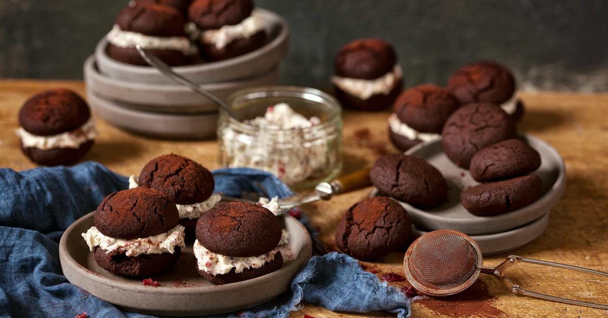 Keks-Sandwich mit Cranberryfüllung | Simply Yummy