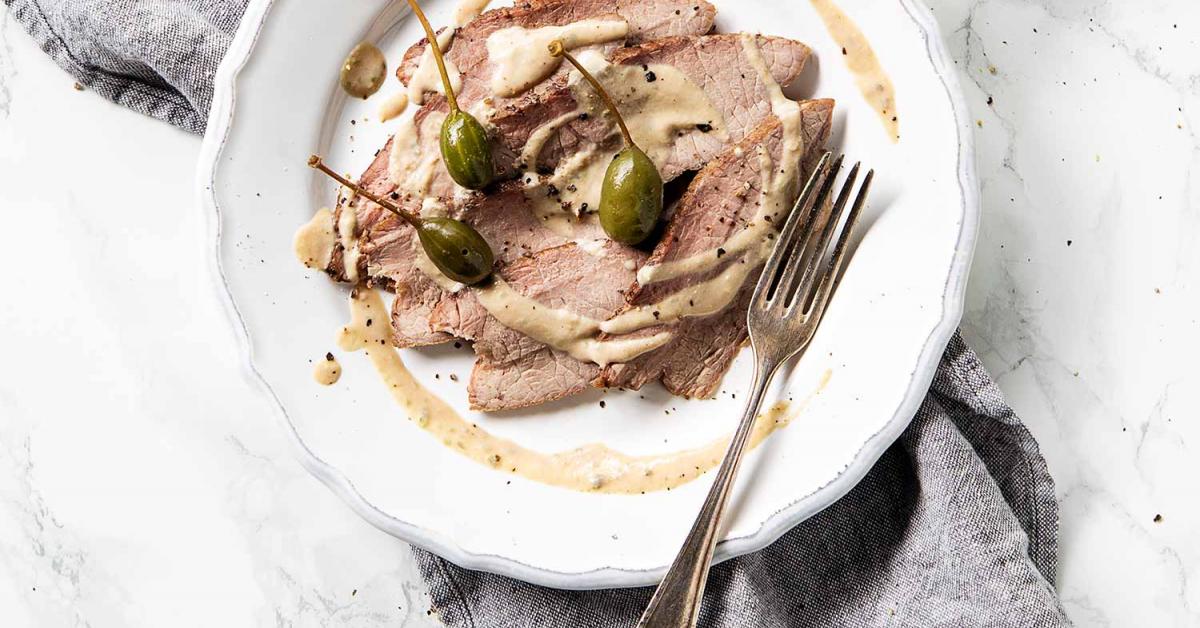 Vitello Tonnato so einfach - Rezept mit der besten Soße